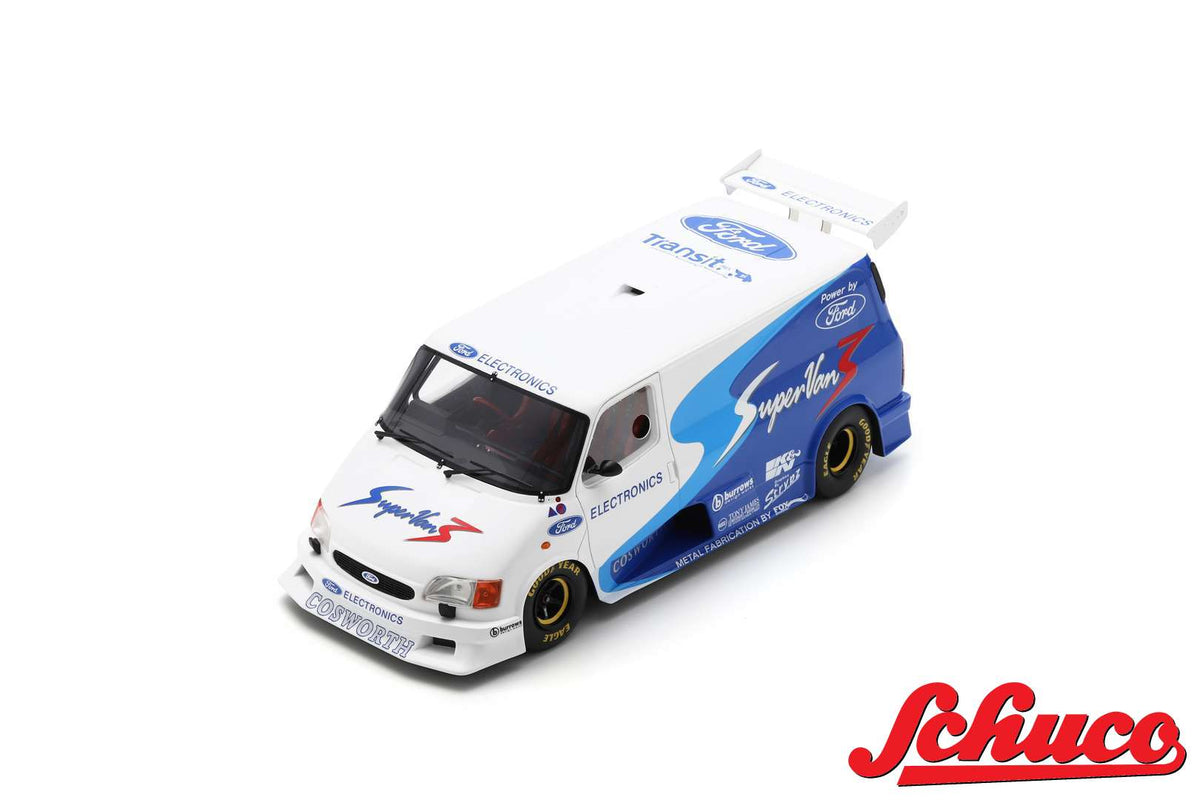 Schuco Ford Transit SuperVan 3 1994 1:18 SHU00662 – Slick-Shifts