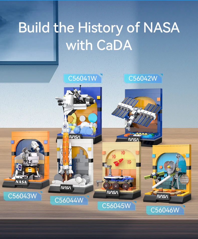 CaDA NASA Space Bundle Complete Set of 6 items Build History of NASA ...
