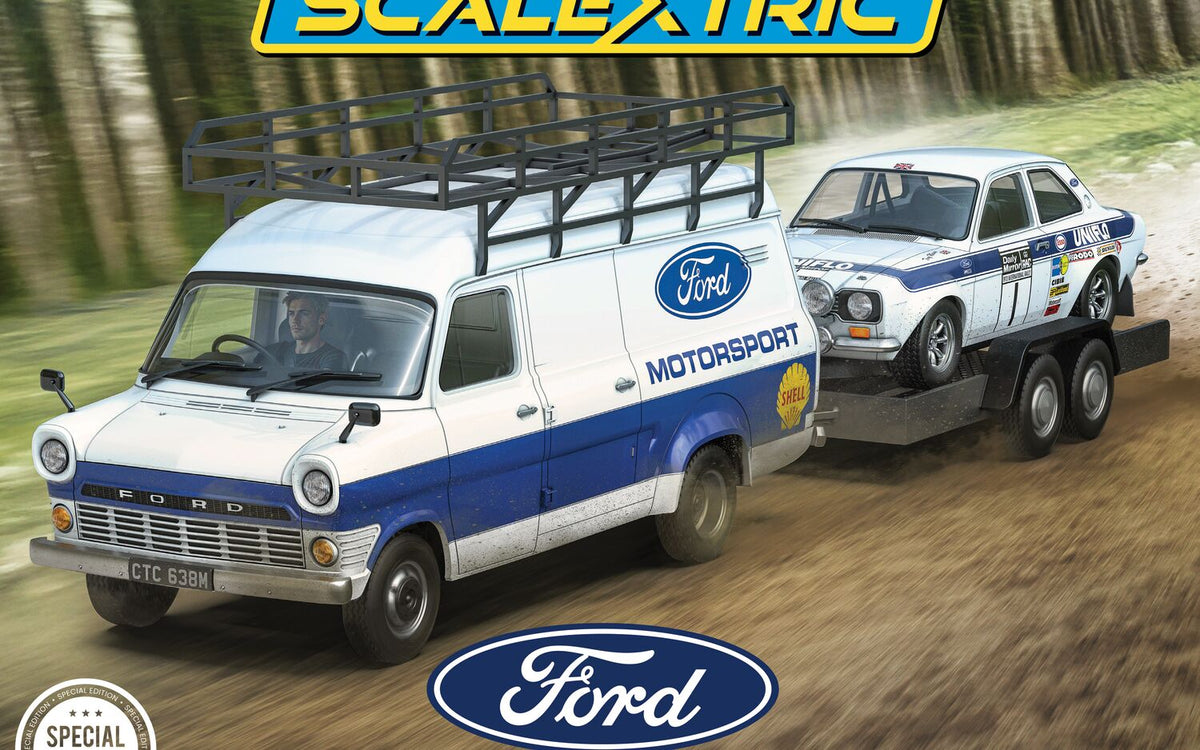 Scalextric Ford Motorsport Transit & Escort Mk 1 Twin Car Pack C4649A ...